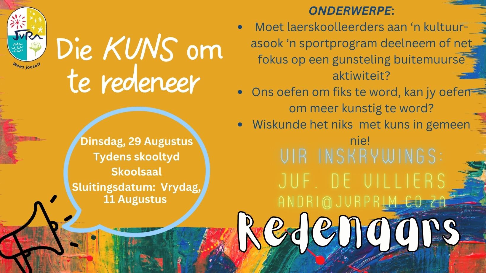 Akademiese Week 2023: Aktiwiteite - Laerskool Jan Van Riebeeck