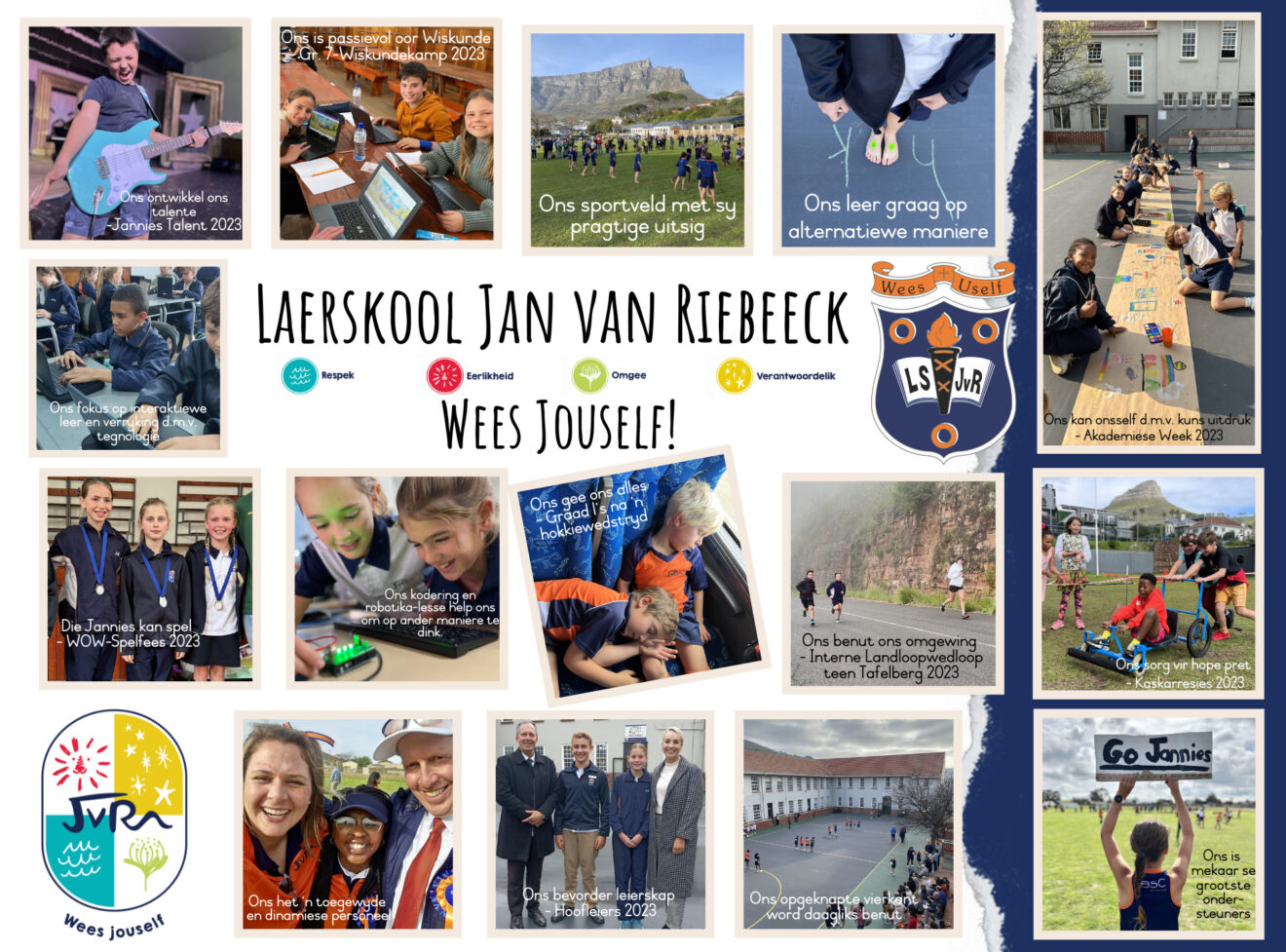 Skole Spogblad Insetsel In Die Burger - Laerskool Jan Van Riebeeck