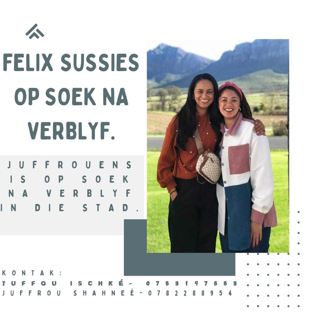 Felix-sussies Soek Verblyf - Laerskool Jan Van Riebeeck