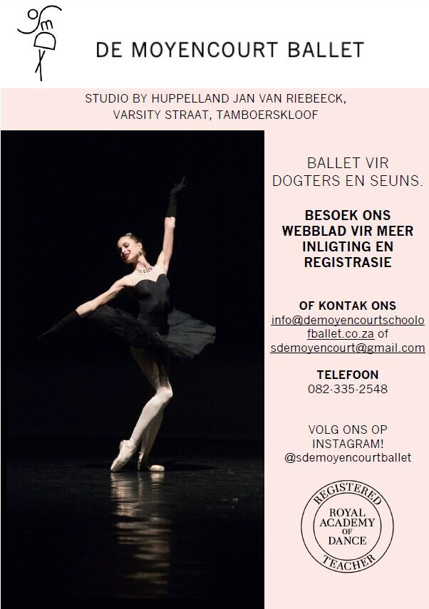 Ballet Vir Dogters En Seuns - Laerskool Jan Van Riebeeck