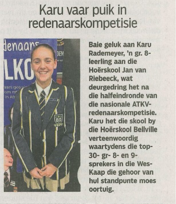 Oud-Jannie Kan Redeneer! - Laerskool Jan Van Riebeeck