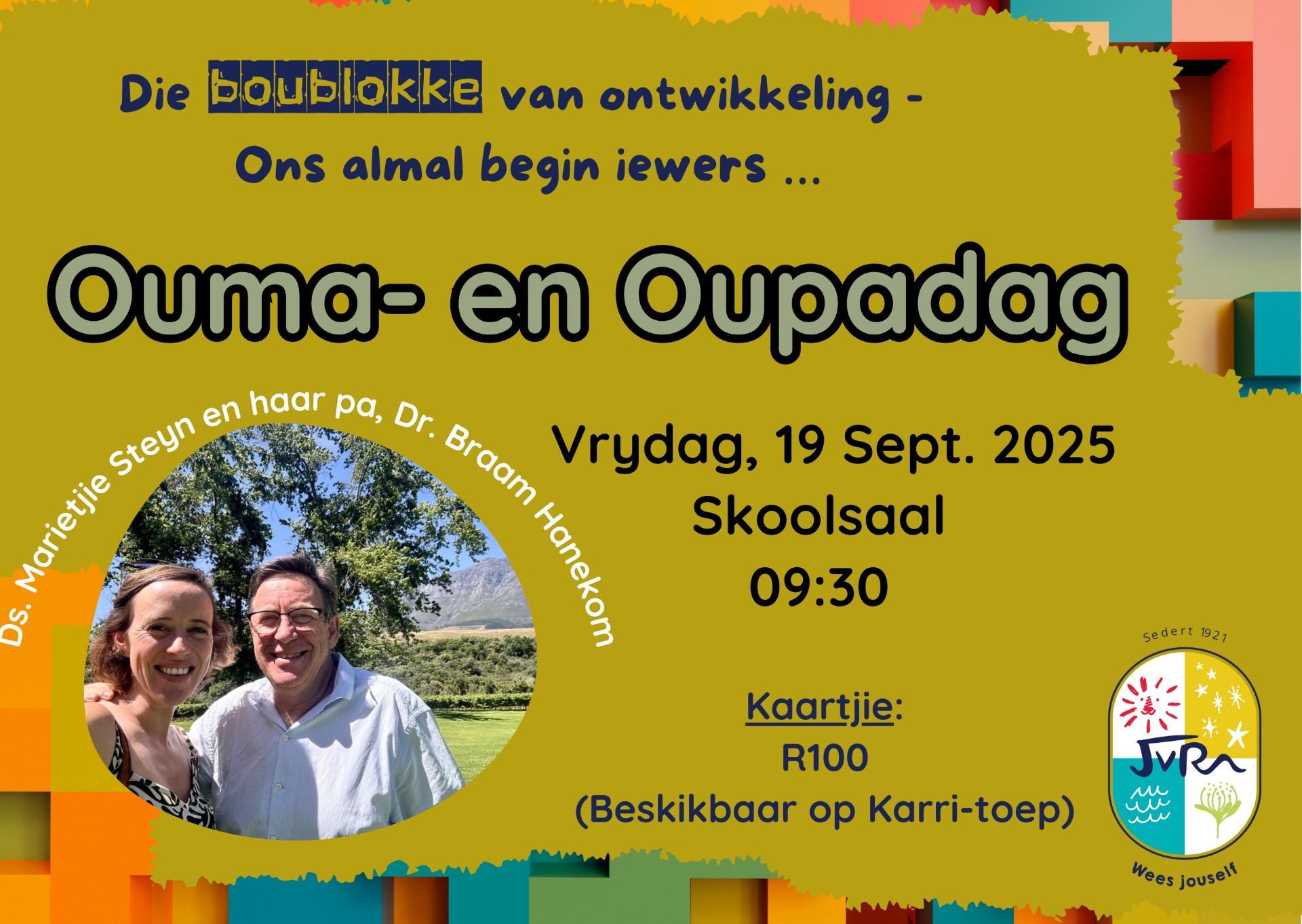 Ouma- En Oupadag: 19 September - Laerskool Jan Van Riebeeck